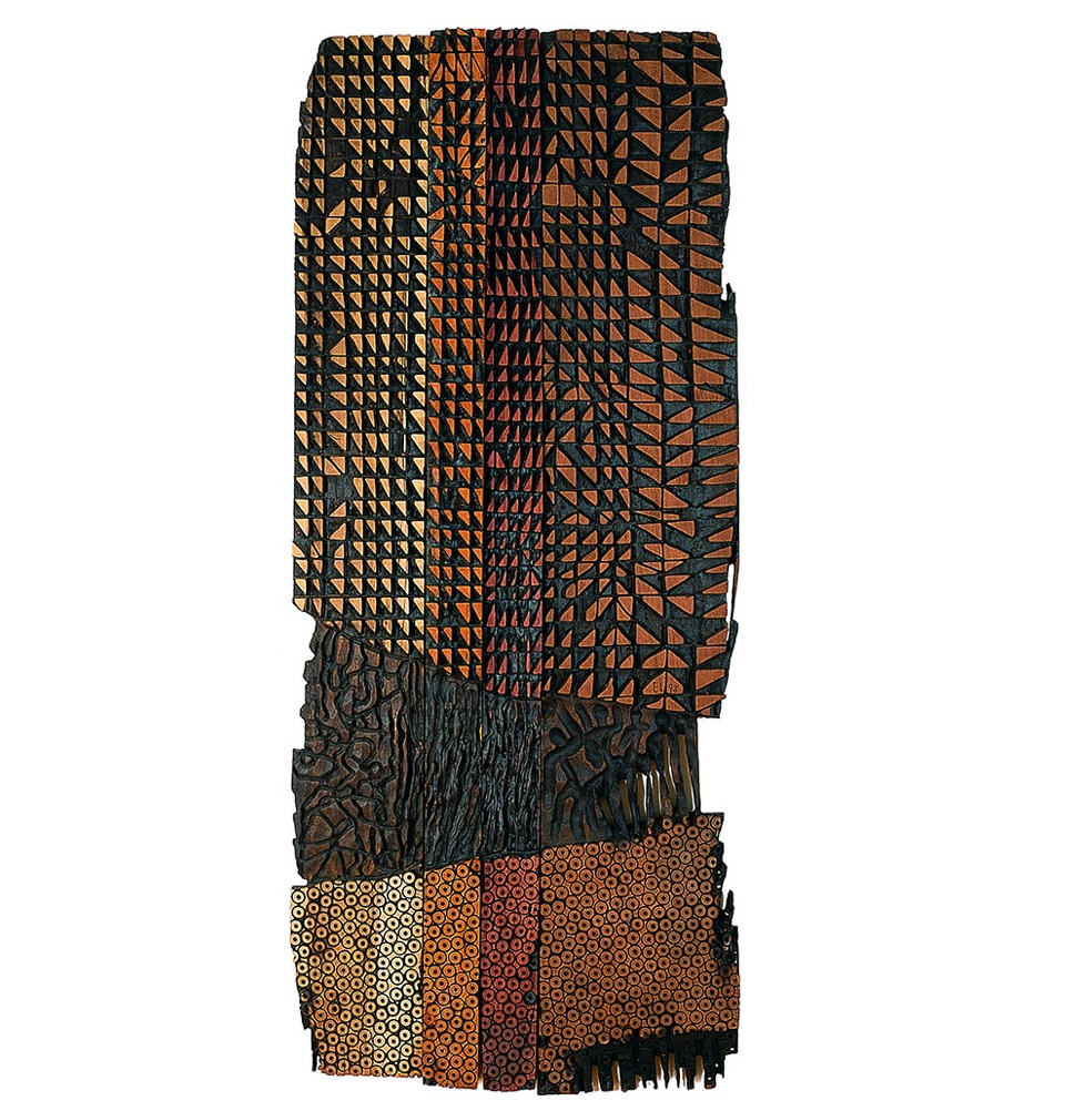 El Anatsui | El Anatsui, Leopard Cloth, 1993